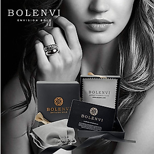 BOLENVI Sapphire Galaxy Blue Murano Glass 925 Sterling Silver Dangle Pendant Charm Bead For Pandora & Similar Charm Bracelets or Necklaces