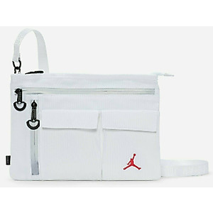Jordan Icon Shoulder Bag Crossbody Pack Unisex Retro White Red Black
