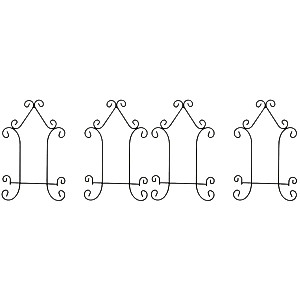 YARNOW 4 Pcs Plate Hangers Plate Holder for Wall Artwork Display Support Canvas Painting Holder Rack Artwork Wall