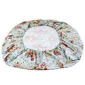 FADFAY Shabby Floral Bedding Elegant Peony Sheets Set Luxury Bedding Collections 800 Thread Count 100% Egyptian Cotton Deep Pocket, 4 Piece-Queen Size