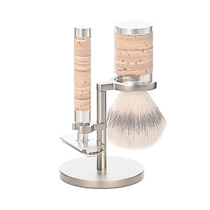 MÜHLE ROCCA Stand for Razors & Shaving Brushes | Shave Accessory | Matt Stainless Steel