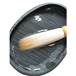 Easyou Chinese Calligraphy Sumi Drawing Brush for Freestyle Painting Jianhao(Wolf+Goat Hair) 3pcs/pack(size:large+medium+small) hsxy