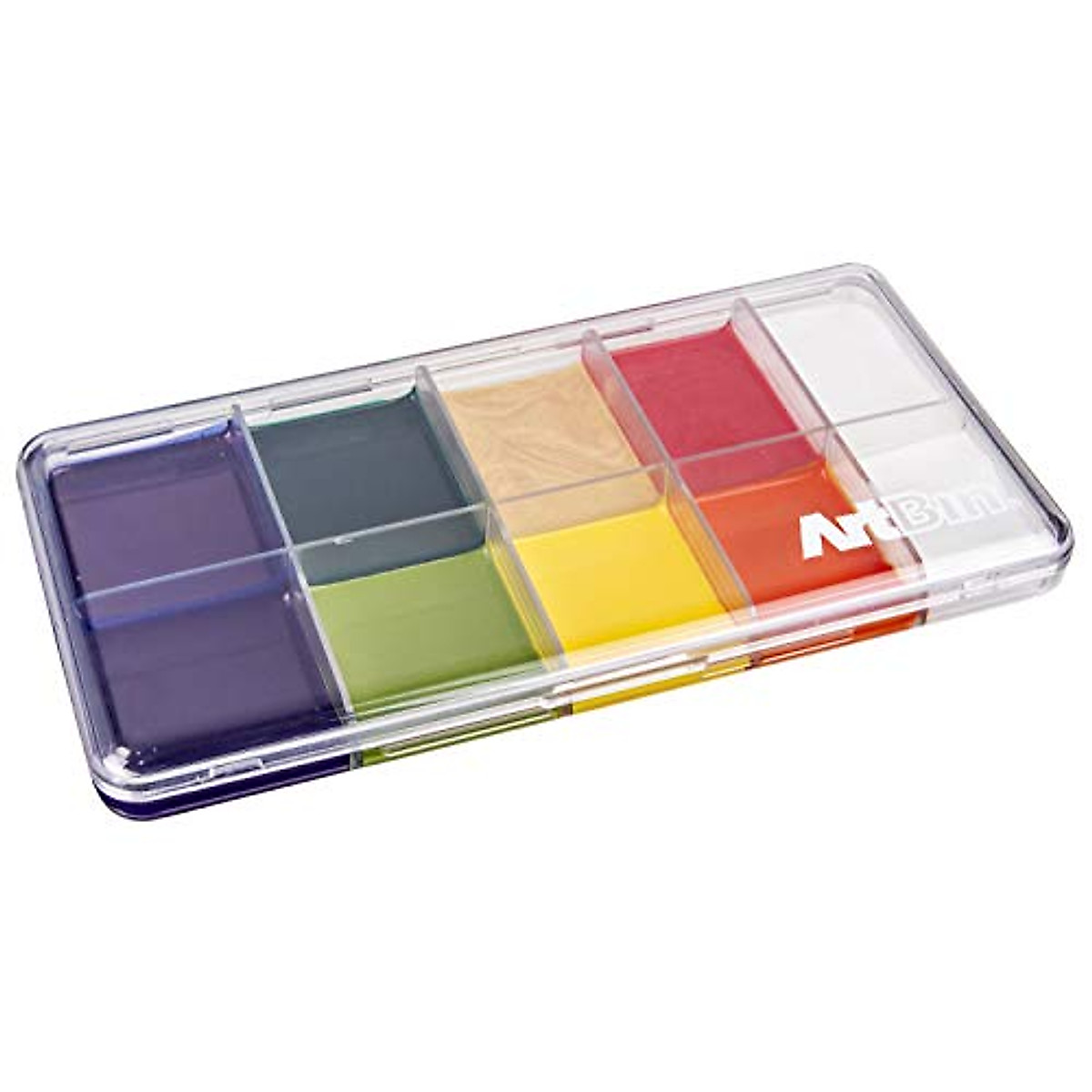 ArtBin 6907AB Slim Line 10 Compartment Small Art & Craft Organizer, [1] Plastic Storage Case, Clear