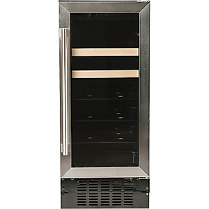 Azure-A115BEV-S-15" Beverage Center with Stainless Trim Glass Door
