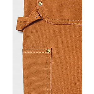 Carhartt mens Loose Fit Firm Duck Double-front work utility pants, Black, 44W x 32L US