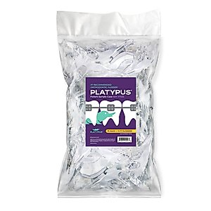 Platypus Orthodontic Flossers for Braces Family Pak - Unique Structure Fits Under Arch Wire, Increase Flossing Compliance, Floss Teeth in Less Than Two Minutes - 75 3-Count Flossers (225 Total)