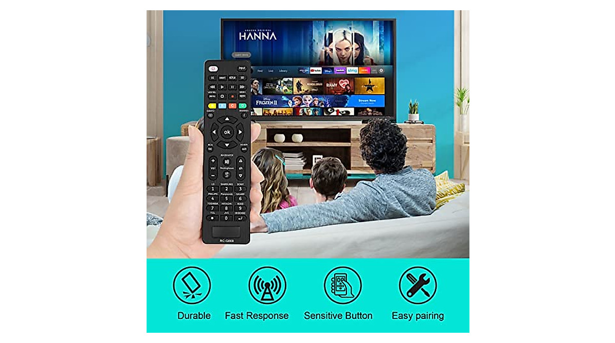 Universal IR Remote Control for Smart TVs – Fast Setup & Netflix Keys