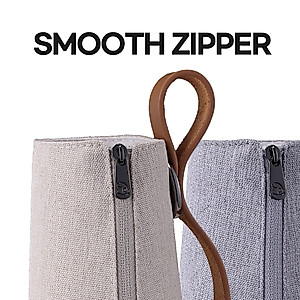 PILEUS EXCLUSIVE 17oz WATER BOTTLE COVER for | PILEUS THERMO Tumbler A 17oz | Insulated Water Bottle, Protective Sleeve for Thermos, vacuum bottle, custom designed for PILEUS THERMO A ONLY (GREY)