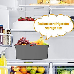 Silicone Slow Cooker Liner Fits Crock-pot 7-8 Quart Oval Slow Cooker,Reusable BPA-free Leak-proof Slow Cooker Accessories with Handle and spout,Dishwasher Safe Crock Pot Liners,Grey