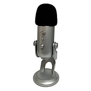 Tetra-Teknica Essentials Series XLWS-1P Extra Large Microphone Windscreen for Blue Yeti, MXL, Audio Technica, and Other Large USB Microphones, Color Black