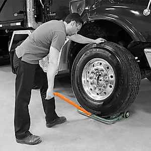 Martins Industries MSTWD Heavy Duty Wheel Dolly for Large Tires, Trucks, Buses, Semis for Shops garages, Made with Steel, 360 Degree Movement, Ergonomic Design