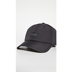 rag & bone Women's Addison Baseball Cap, Black, One Size