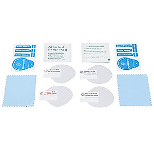 070 4Pcs Protective Film Lens Protector for Oculus Quest 2, Scratch-Resistant Lens Film VR Screen Cover Protectors for Virtual Reality Lenses, Accessories for VR Headsets