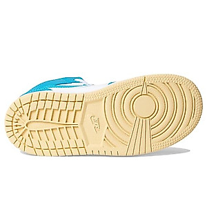 Jordan Baby Boy's 1 Mid (Infant/Toddler) Aquatone/Celestial Gold/White 8 Toddler M