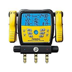 Fieldpiece SM380V SMAN manifolds, Black