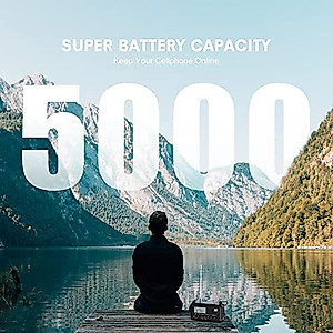 Emergency Radio, 5000mAh Solar Hand Crank Portable AM/FM/NOAA Radio with Solar Charging & Battery Operated, USB Charger, Emergency Supplies Survival Gear with LED Flashlight for Outdoor Camping Black