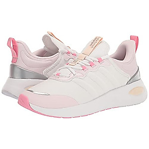adidas Women's Puremotion Super Running Shoe, FTWR White/FTWR White/Almost Pink, 7.5