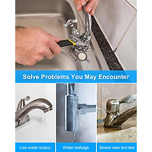 Handle Stem Assembly Fit for all T&S brass Faucets, Blue Cold and Red Hot Side Spindle Assembly Valve Replacement Part Replaces 002713-40 002714-40