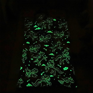 Sleeping Bag for Kids with Pillow Pocket, Toddler Nap Mat 63" x 30" Toddler Slumber Bag Glow in The Dark Blanket Fluffy with Padded Mat for Boys, Girls, Daycare, Preschool, Sleepover, Rainbow Unicorn