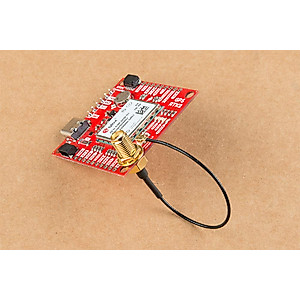 SparkFun GPS-RTK2 Board - ZED-F9P (Qwiic) High-Precision Breakout No Soldering Required Breadboardable Contains a Rechargeable Backup Battery Allowing a Warm-Start decreasing time-to-First-fix