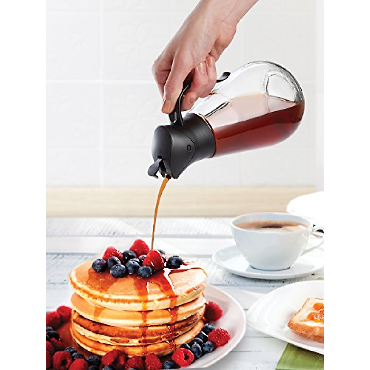Mrs. Anderson's Baking Store'N Pour Syrup Dispenser, BPA Free, 18.5-Ounce Capacity