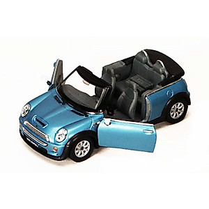 KiNSMART Mini Cooper S Convertible, Set of 4 5089D - 1/28 Scale Diecast Model Toy Cars