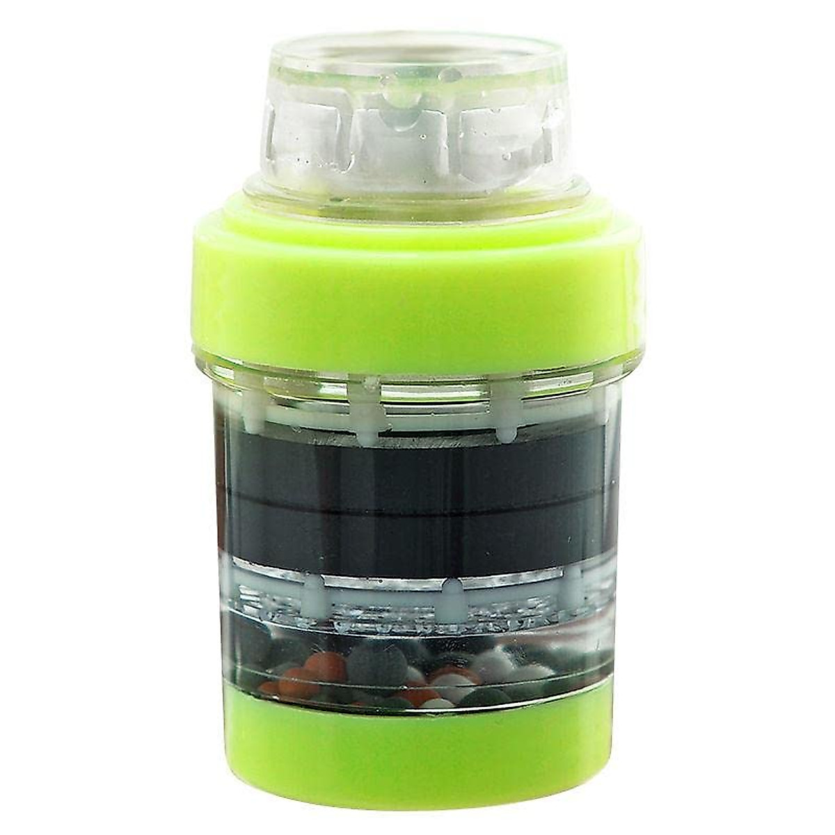 Kitchen Water Filter, Faucet Sprayer, 360 Rotating Faucet Water Filter, Splash Shower Tap Water Spray Water Saver, Telescopic Water-Saving Nozzle with Filter Faucet Fits Standard Faucets (Light Green)