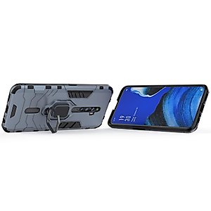 J&H Phone Case for Oppo Reno2 F,Ring Holder Case for Oppo Reno2 F, Finger Loop Case with 360 Degree Rotatory Ring Stand for Oppo Reno2 F