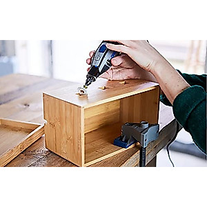 Dremel 2500-01 Rotary Tool Multi-Vise, 3-in-1 Attachment with 360 Degree Stationary Vise, Stand-Alone Clamp, and Tool Holder , Grey