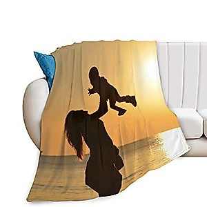 Custom Blanket Personalized Blanket with Photos Text Customized Picture Blanket for Adults Kids Mom Fathers Birthday Christmas Halloween Valentines Day Gift,Photos Collage,1 Photo Collage 60''x50''