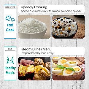 CUCHEN CJE-CD0610US | Micom Rice Cooker 6 Cup (Uncooked) and Warmer | Auto Steam Clean | Direct Touch control | Nonstick Inner Pot | Baby Food Menu | Inner Pot | White