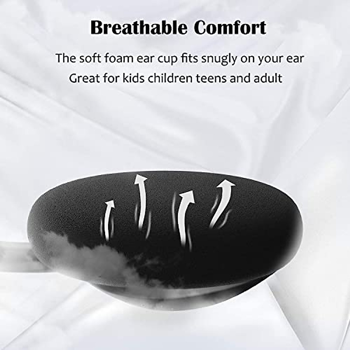 Hongzan Bulk Headphones Earphone Earbud for Classroom Kids, Wholesale 25 Pack Over The Head Low Cost Headphones in Bulk Perfect for Schools,Libraries,Museums,Hotels,Hospitals,Gym and More (Black)