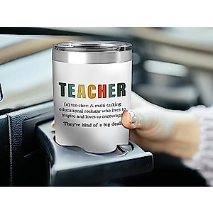 OASSIE Teachers Day Gifts for Women - 20 oz Stainless Steel Insulated Coffee Tumbler With Lid - Graduation Back to School End of The Year Birthday Appreciation Thank You Gifts for Teachers Women