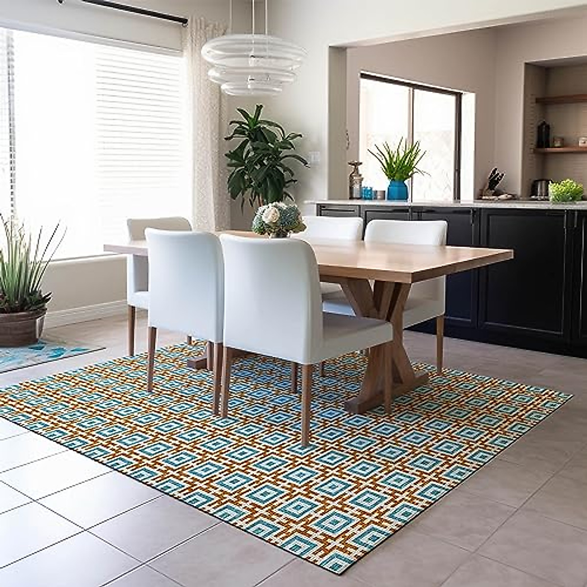 Dalyn Rugs Indoor/Outdoor Marlo MO1 Orange Washable 8' x 10'