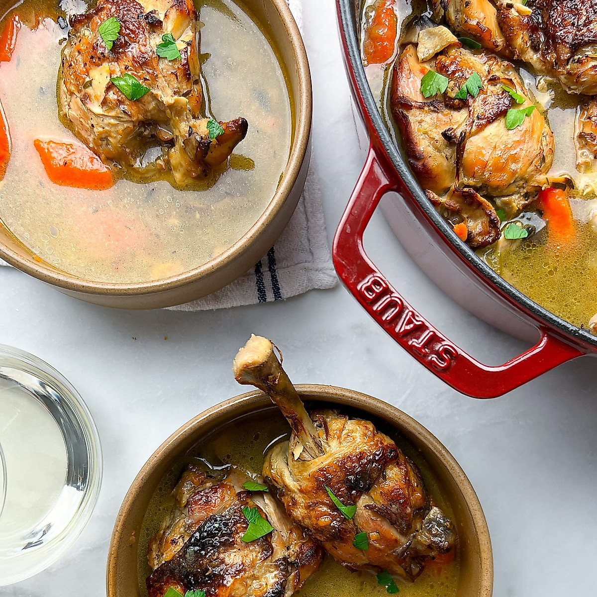 Staub Cast Iron 5.5-qt Round Cocotte - Cherry, Made in France