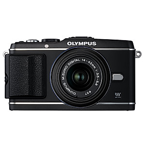Olympus PEN E-P3 12.3 MP Live MOS Mirrorless Digital Camera with 14-42mm Zoom Lens (Black) (Old Model)