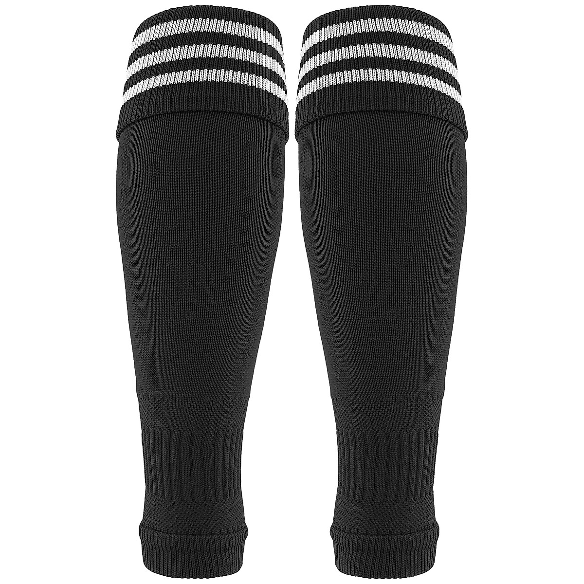 adidas Alphaskin 2-Piece Calf Sleeve, Black/White, One Size