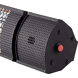 Permasteel PH-90204-BK-AM Portable Patio Heater, 39.96" x 7.16" x 11.33", Black