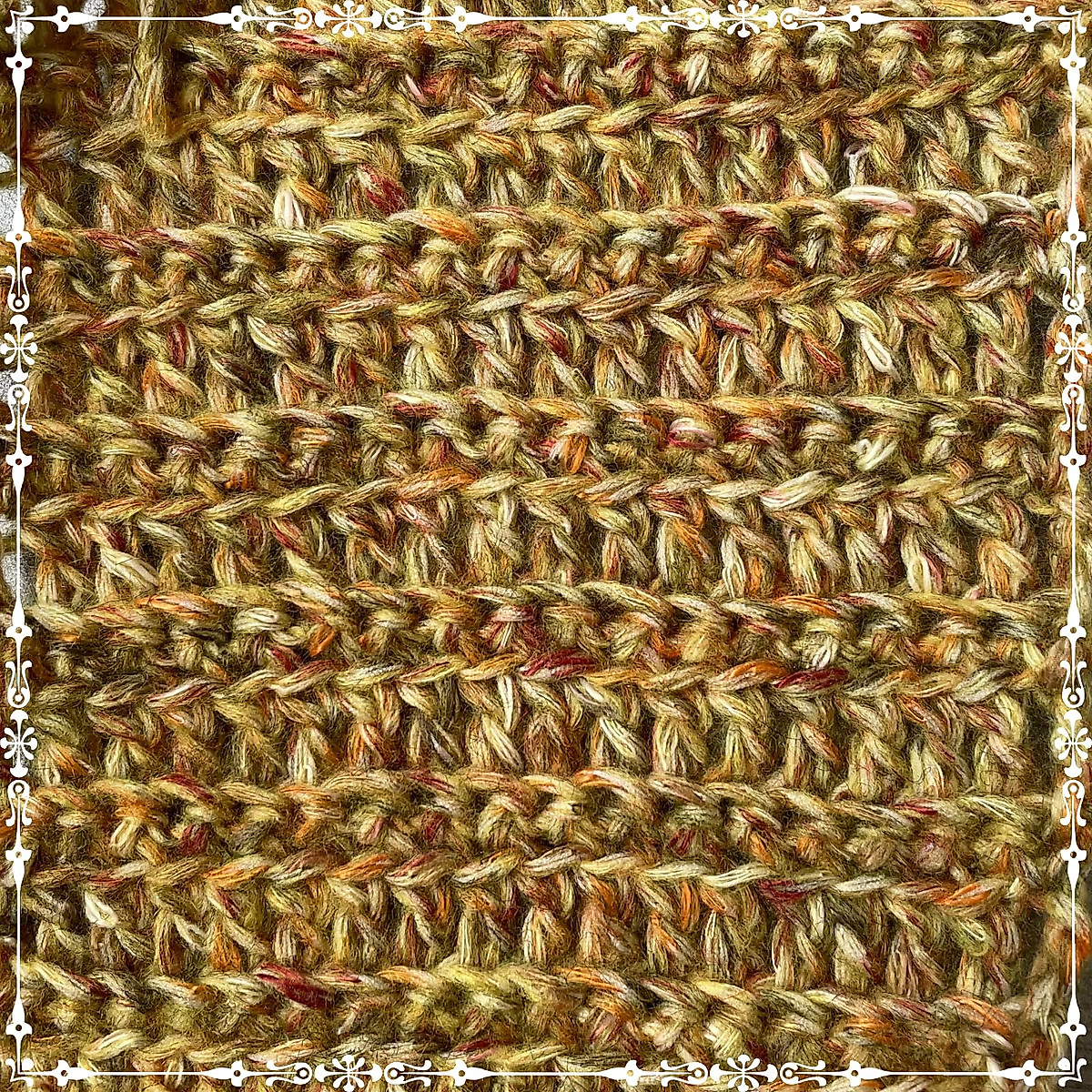 Cotton Alpaca Tweed Alpaca Yarn for Crocheting, 4 Skeins, 588Yds/200G, Free Patterns - Tweed Yarn for Knitting - 3 DK Light Worsted Weight - Pear Green