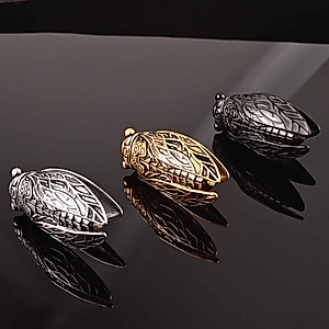 Atomhole 2PCS Upgrade Cicada Ear Gauges Hypoallergenic Ear Weights 316 Stainless Steel Ear Plugs Piercing Tunnels Stretchers Body Jewelry