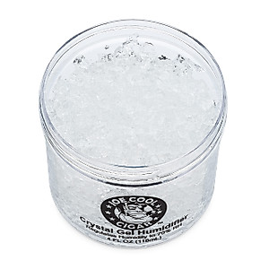 Joe Cool Cigar Crystal Gel Humidifier for Cigar Humidors (4 oz Jars) - 4 Pack