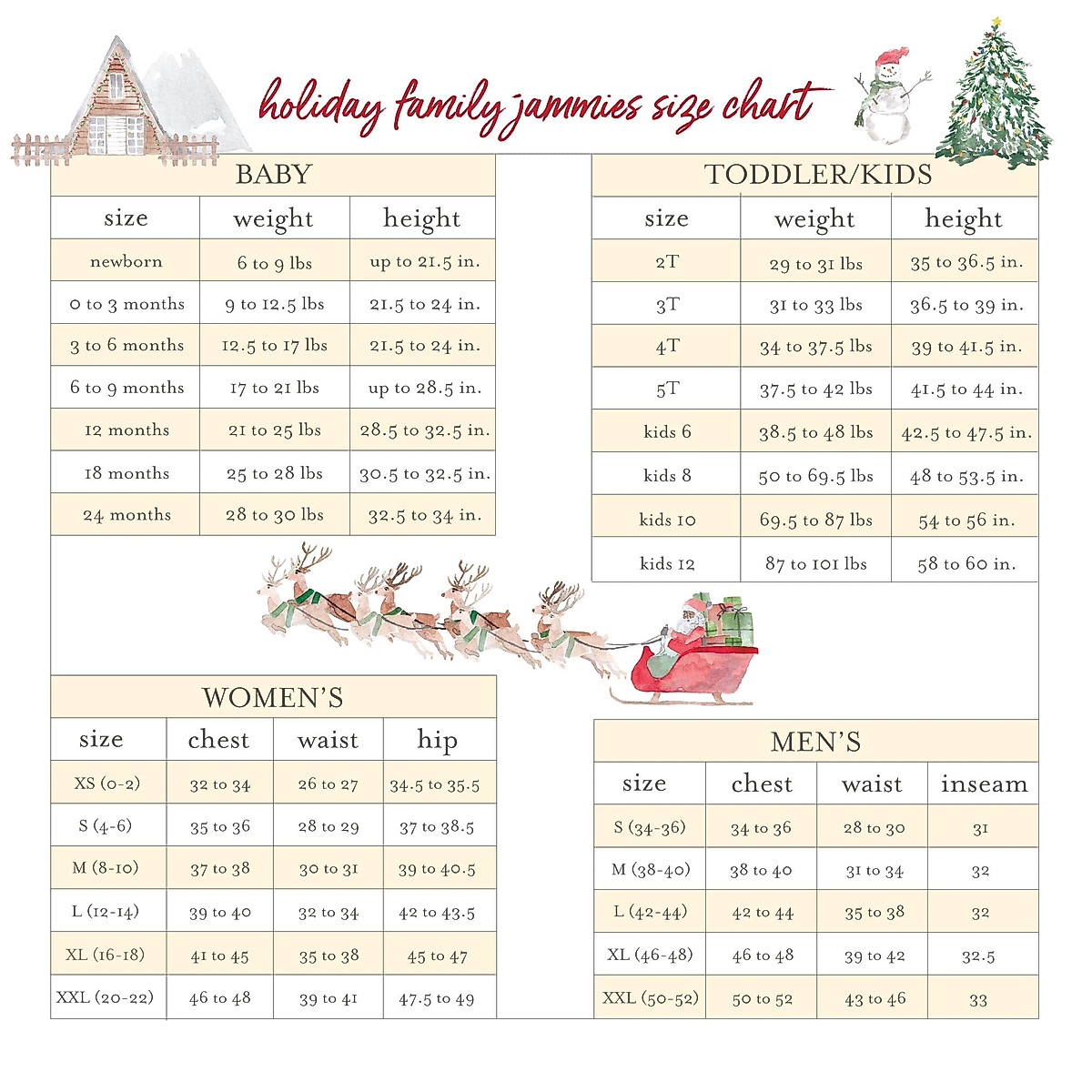 Burt's Bees Baby Baby 1-Piece Family Jammies Matching Holiday Organic Cotton Pajamas, All Wrapped Up, 12 Months