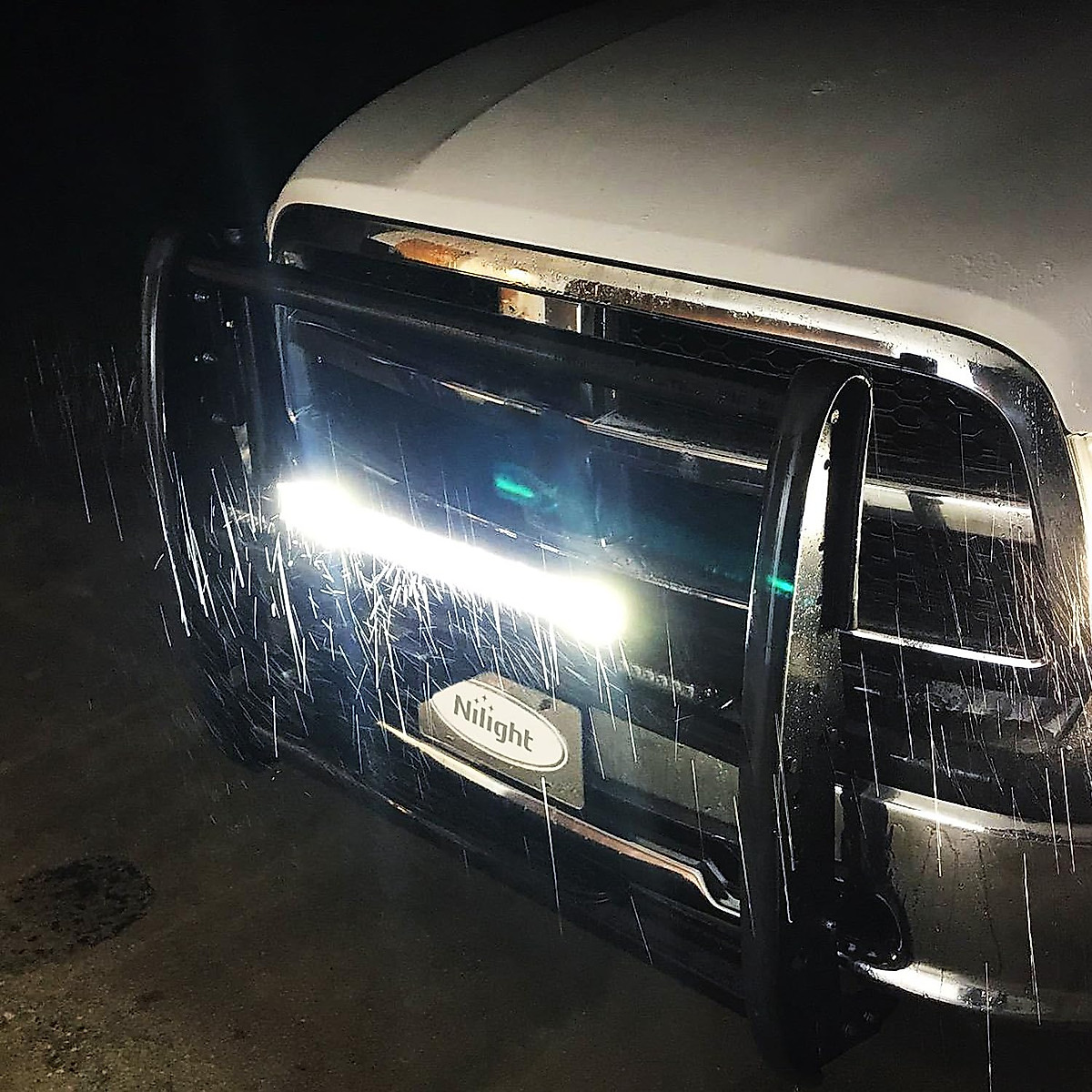 Nilight - 18004C-A LED Light Bar 20Inch 288w Triple Row Flood Spot Combo 28800LM Led Bar Driving Lights Boat Lights Led Off Road Lights for Trucks, 2 Years Warranty