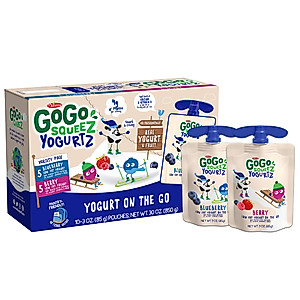 GoGo squeeZ yogurtZ and Fruit on the Go Variety Packs (60 Count)