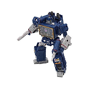 Transformers Toys Generations War for Cybertron Voyager Wfc-S25 Soundwave Action Figure - Siege Chapter - Adults & Kids Ages 8 & Up, 7"