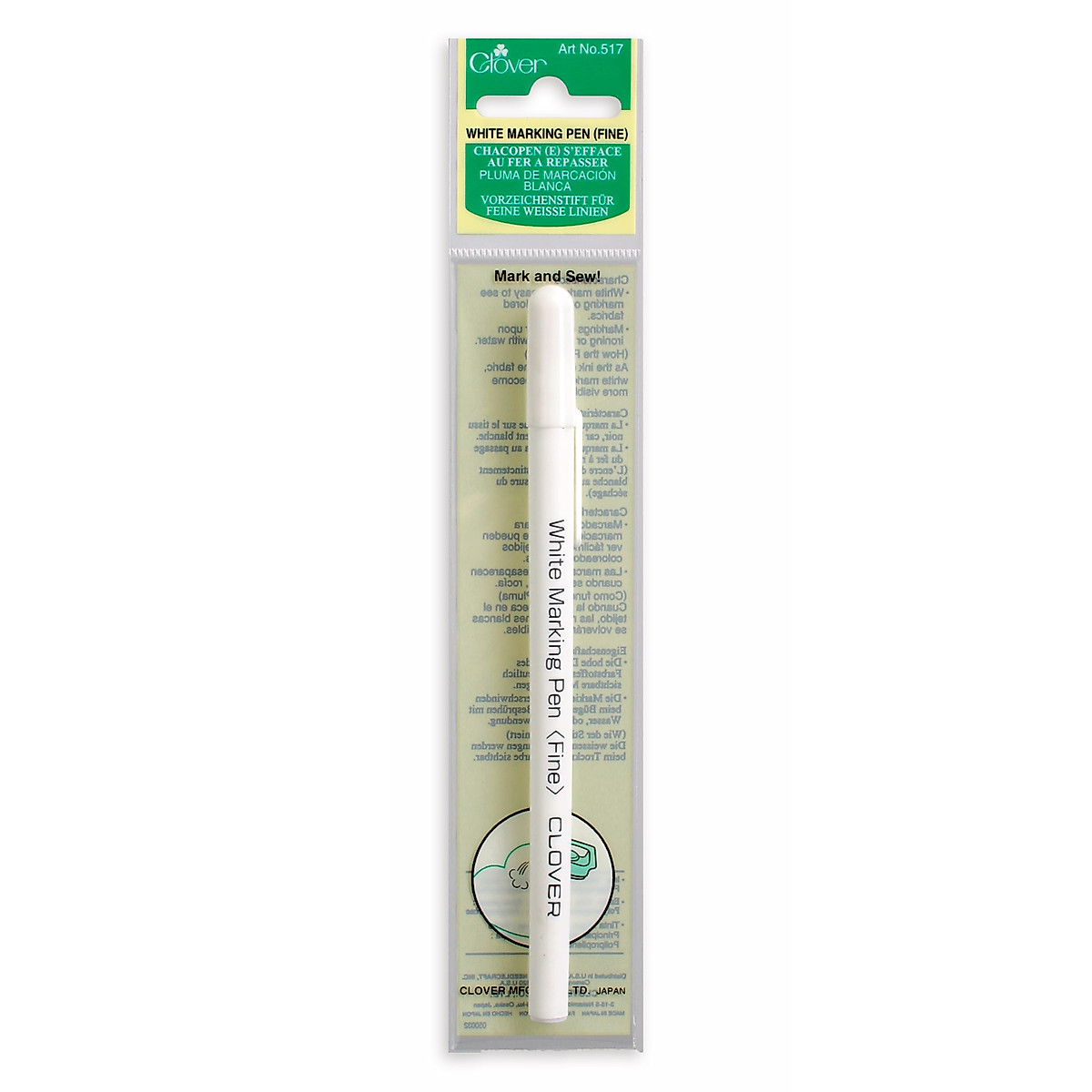 Clover White Marking Fine Pen (517)