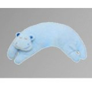 Angel Dear - Blue Hippo, Curved Pillow