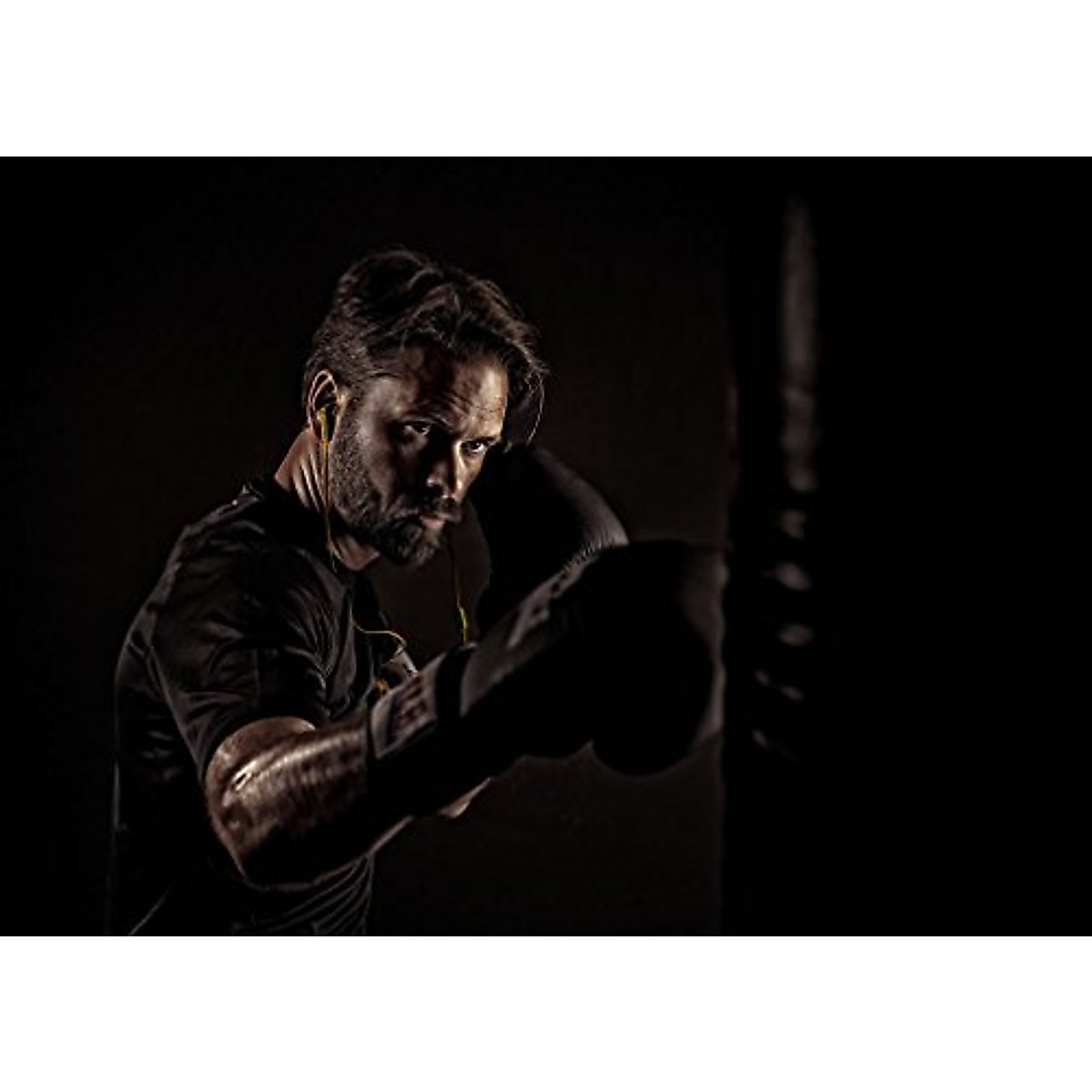 Urbanista Rio Sport Earphones, Wired Running Headphones with Microphone and Music Controls, Water Resistant, Powerful Bass, Customizable Silicone Earbuds, Pink Panther