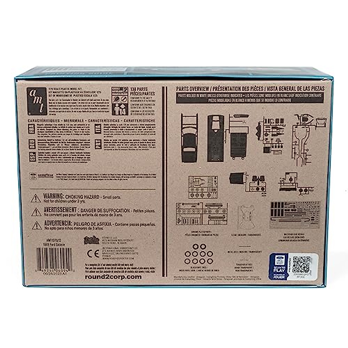 AMT 1969 Ford Galaxie Hardtop 1:25 Scale Model Kit