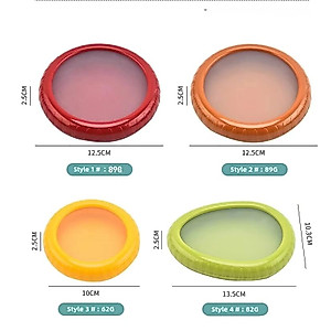 WYMZF Silicone Fruit Storage Containers, Fruit and Vegetable Anti-oxidation Storage Box for Fridge, Onion Storage and Avocado Saver Gadgets Set Ideal for Kitchen. (Mix-4set)